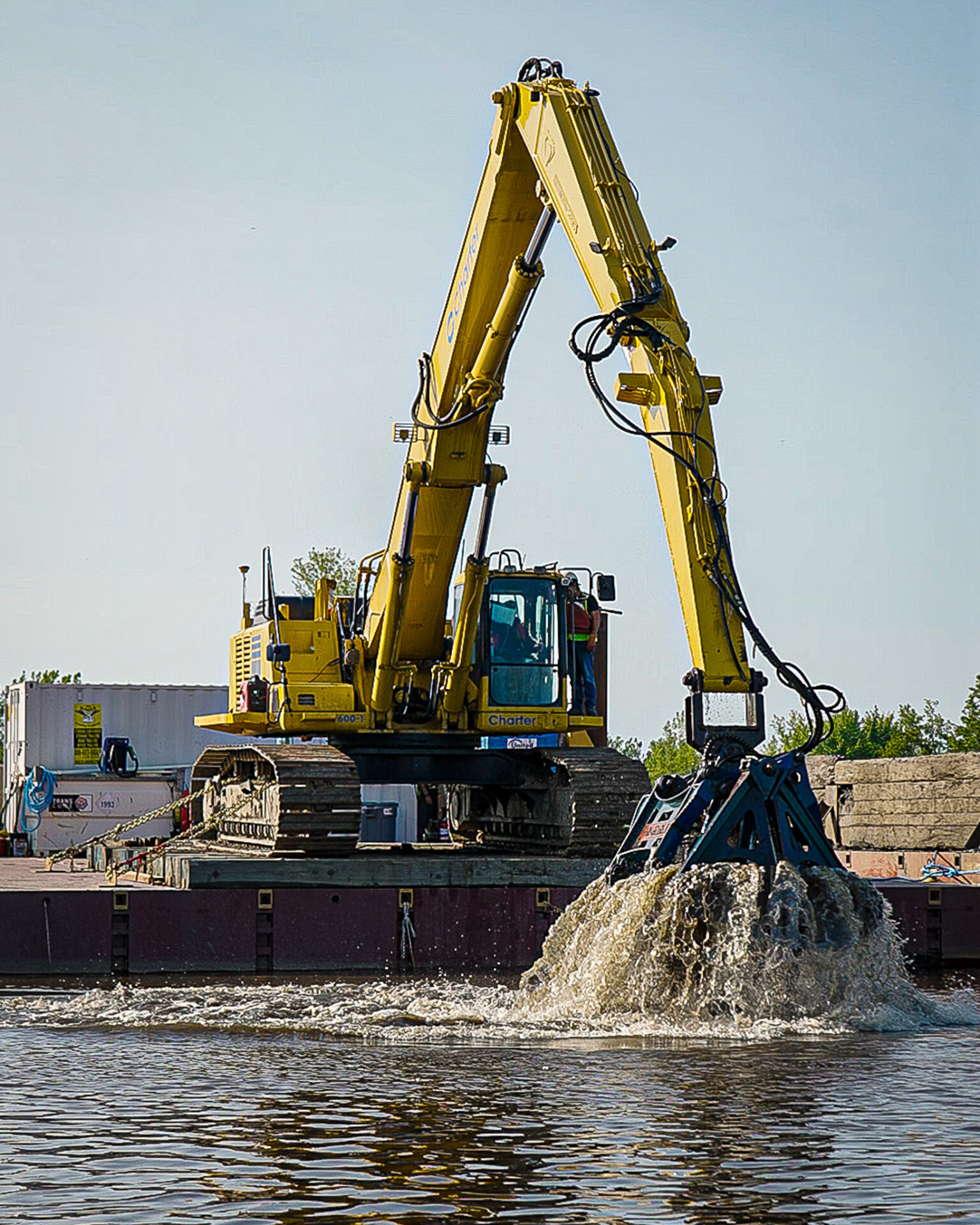 Charter Contracting Co. Removes Contaminated Material | Flexifloat